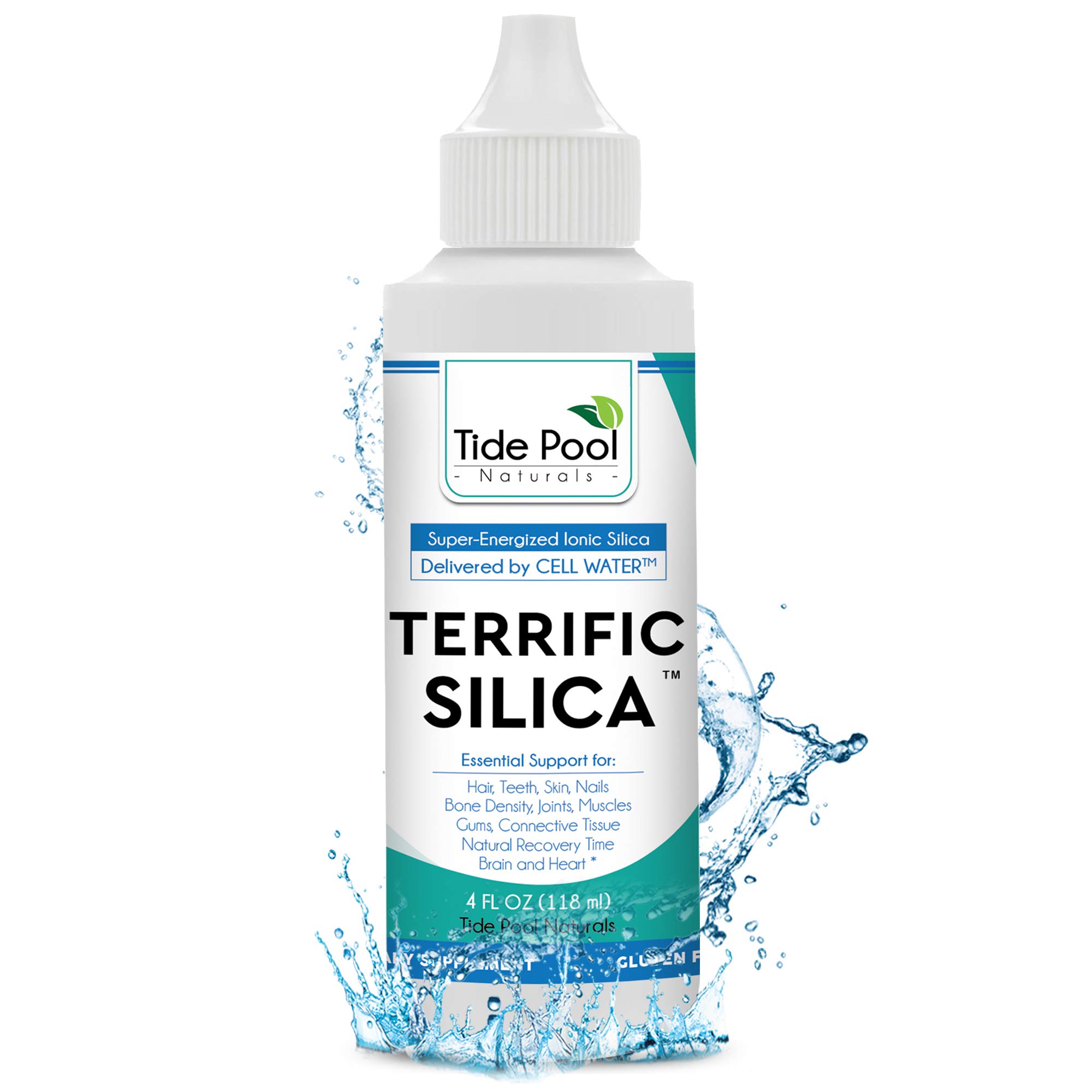 Tide Pool Naturals Gluten Free Terrific Silica Supplements and Trace ...