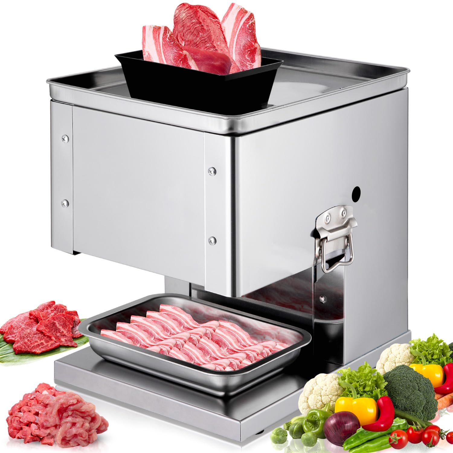 Amazon.com: OKF Meat Slicer, 850W Commercial Meat Cutter Machine, 330LB ...