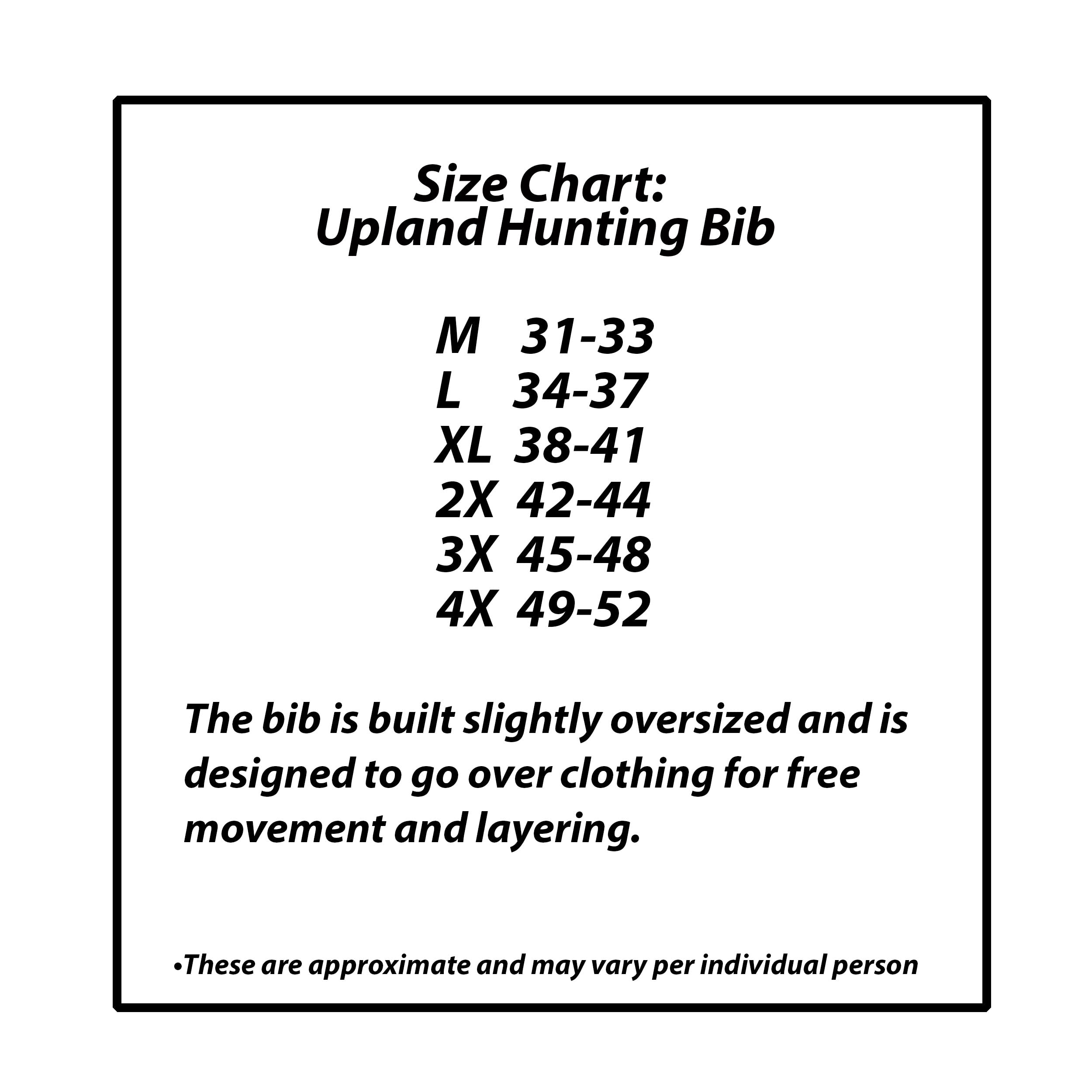 Snapklik.com : Gamehide Mens Heavy Duty Upland Bird Hunting Bib