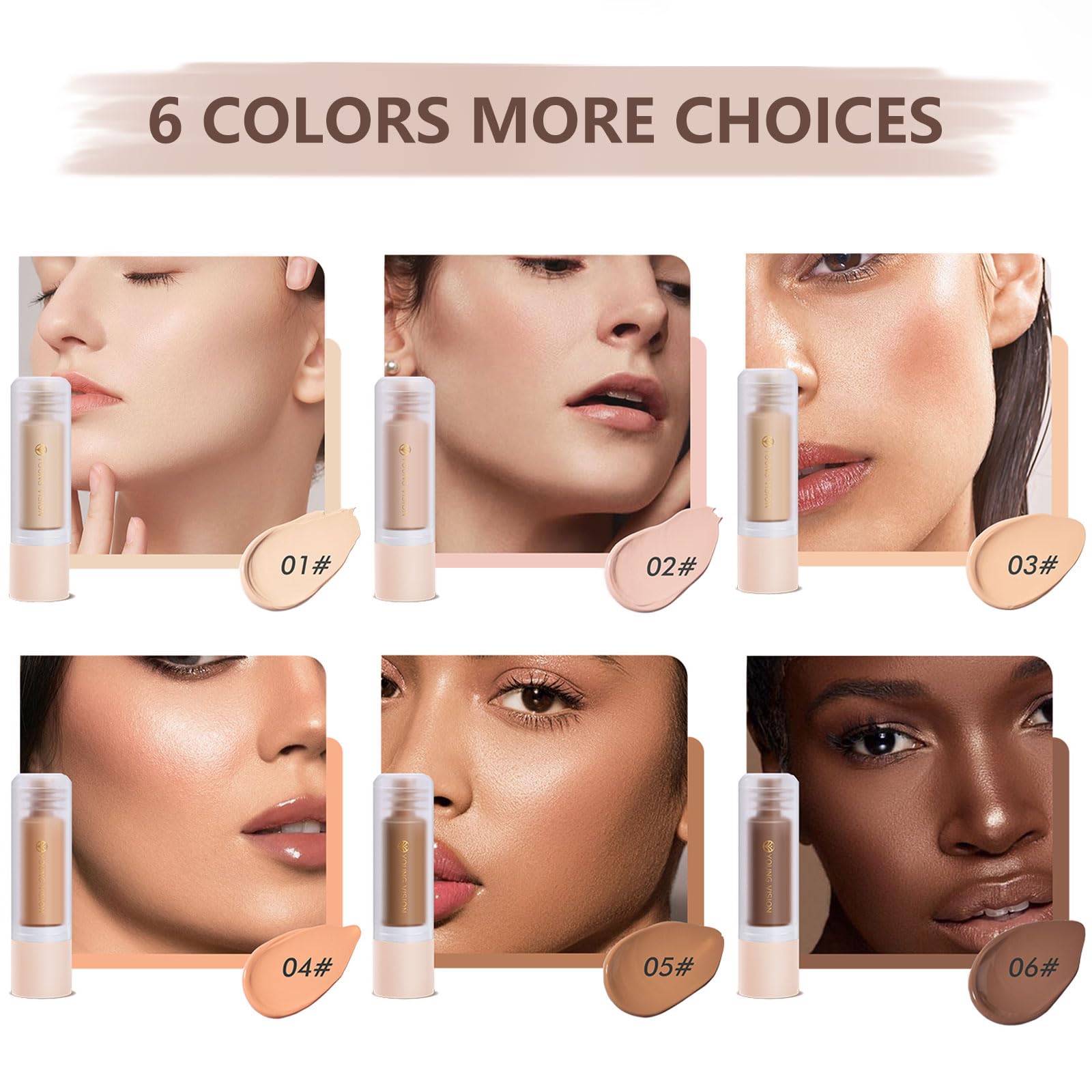 Full Coverage Foundation for Mature Skin – Long Wear Matte Face ...