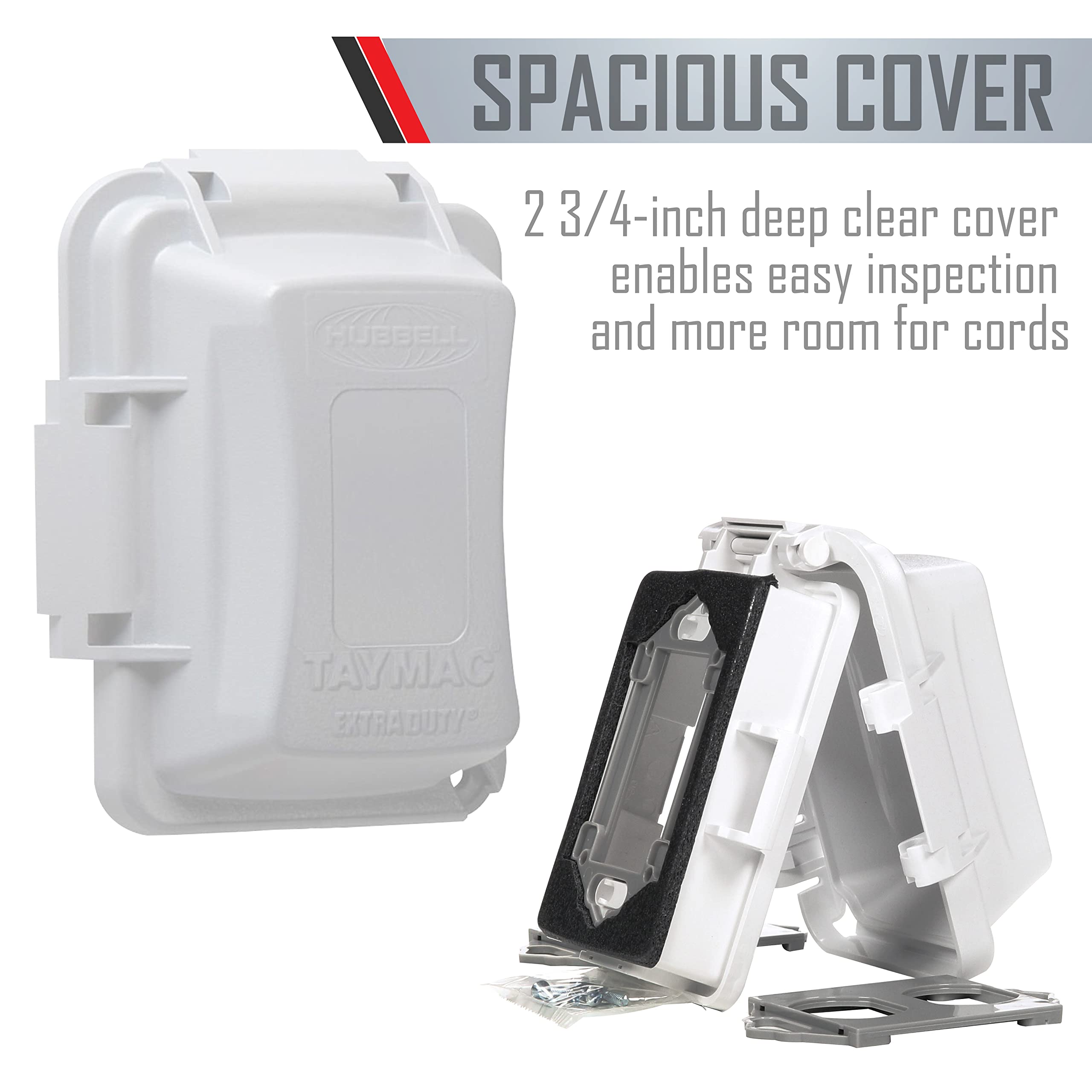 Snapklik.com : TayMac MM420W Raco 1-Gang Nonmetallic Extra Duty ...