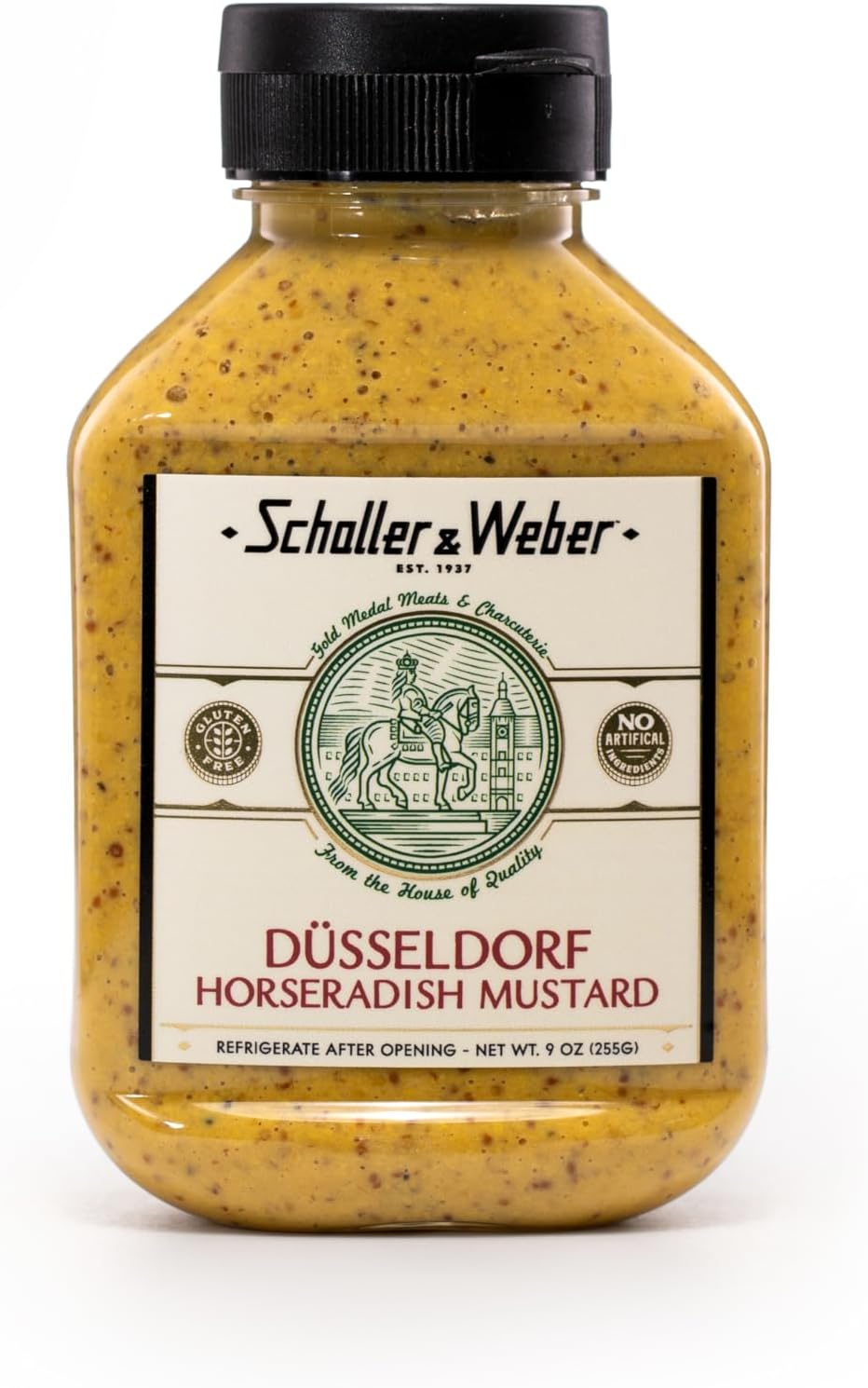 Amazon.com : Schaller & Weber Dusseldorf Horseradish Mustard, Classic ...