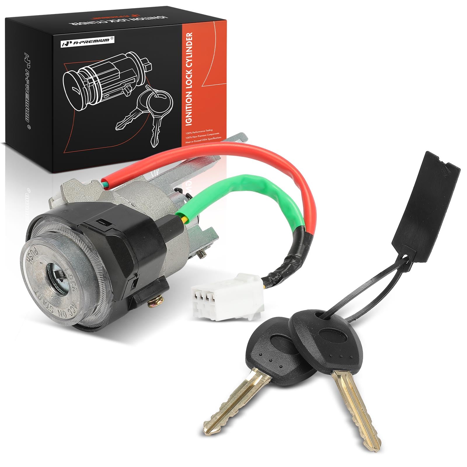 A-Premium Ignition Lock Cylinder with 2 keys Compatible with Kia ...