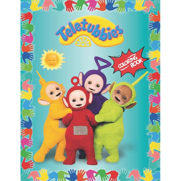 Buy Teletubbies Coloring Book: 40+ GIANT Fun Pages with Premium outline ...