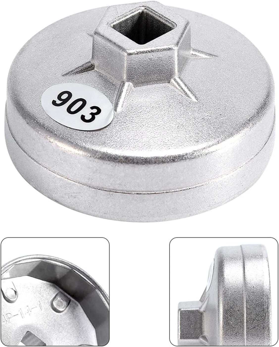 Shonee Juego de 23 llaves de filtro de aceite, juego de llaves de ...