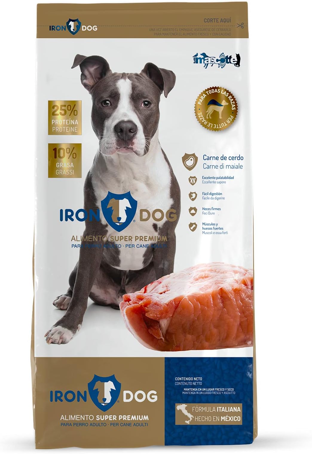 IronDog - Iron Dog Adulto 20Kg Alimento Super Premium : Amazon.com.mx ...