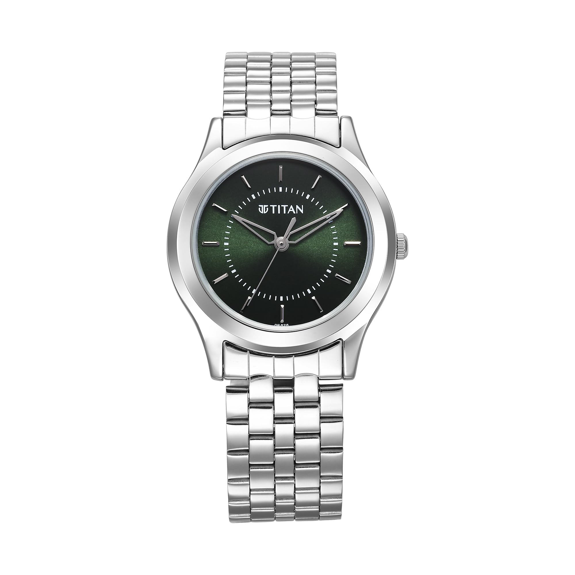 Titan Karishma Zing Quartz Analog Green Dial Stainless Steel Strap ...