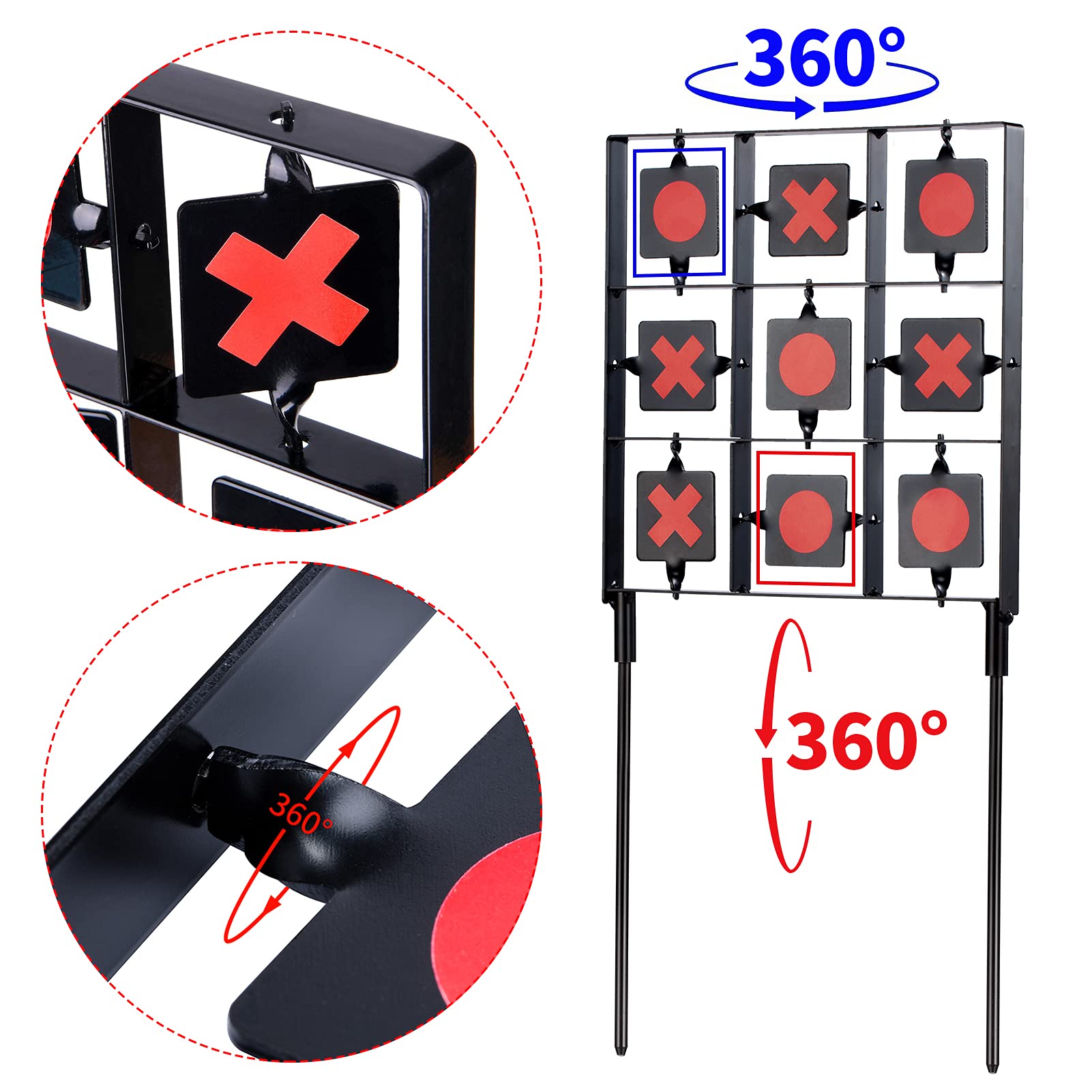 Snapklik.com : Spinning Airsoft Target, 18"x9", Pellet Gun Targets, Air ...