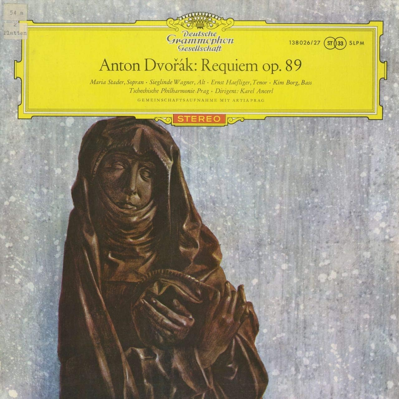 Amazon.co.jp: ドヴォルザーク Dvorakレクイエム Requiem Op.89 DGG 138 026-7 SLPM DE ...