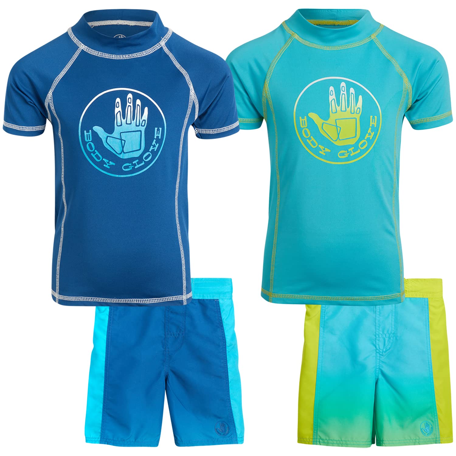 Boys Rash Guard Set 4 Piece Upf 50 Short Sleeve | Desertcart Sri Lanka