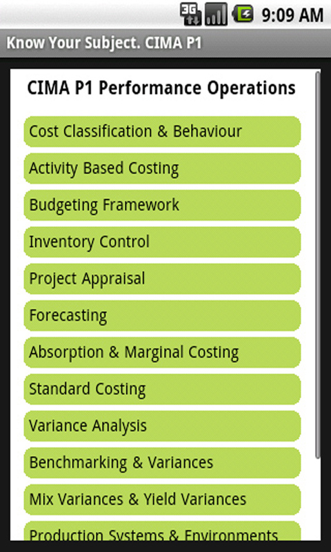 CIMA P1 Performance Operations - App on Amazon Appstore