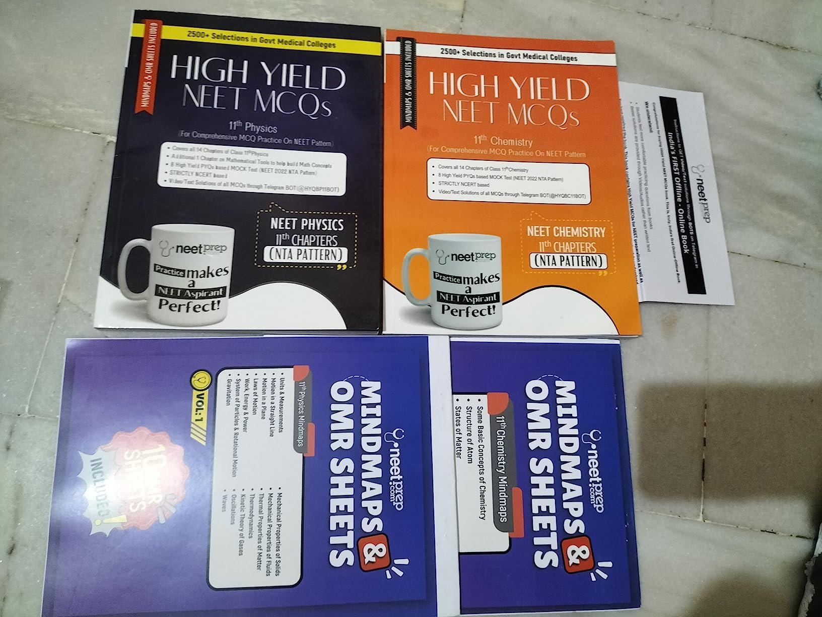 Buy High Yield NEET MCQs - 11th Physics - NEETprep.com (2000+ High ...