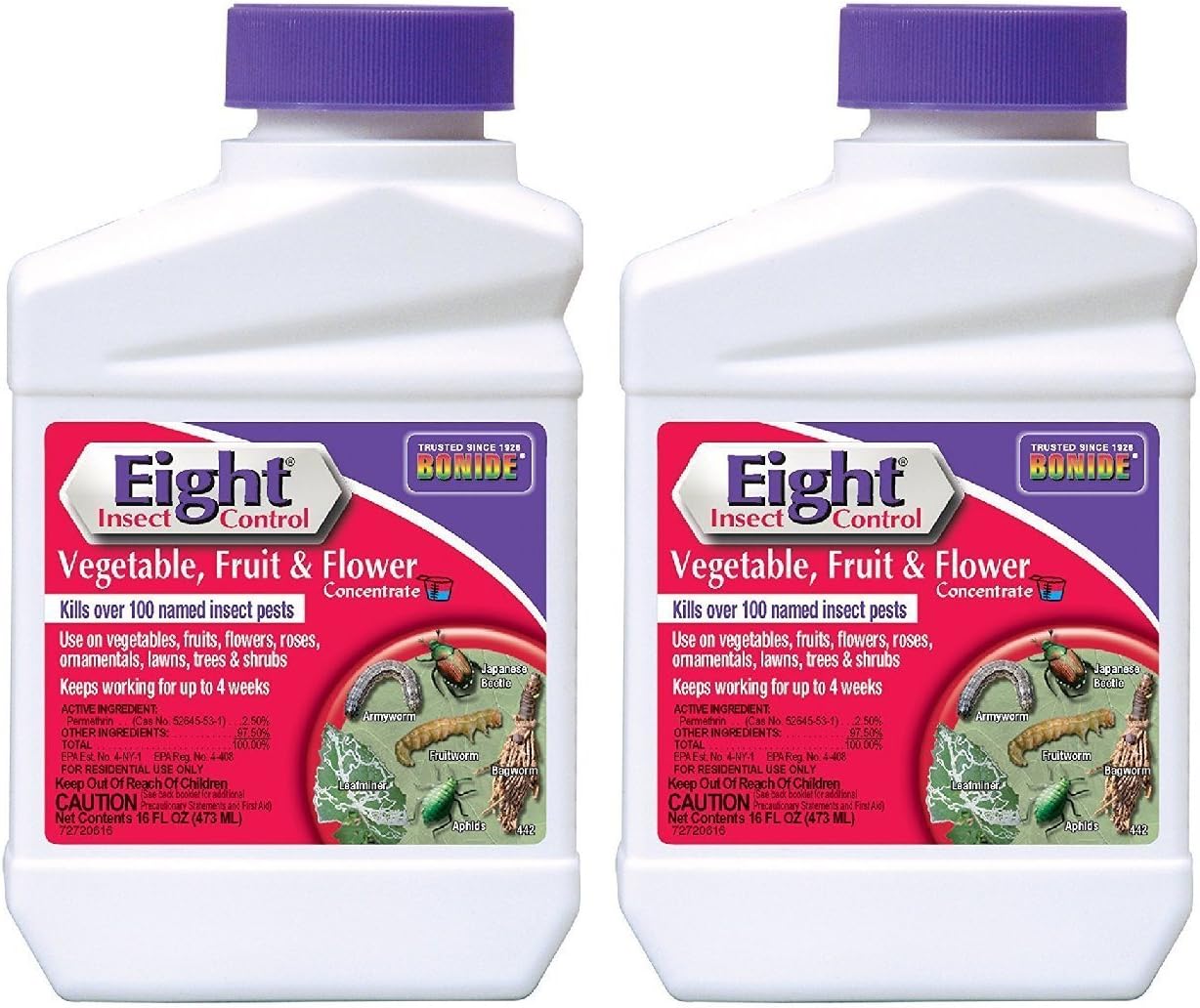 Amazon.com: Bonide 442 Eight Insect Control, 16-Ounce, 2 Pack : Patio ...