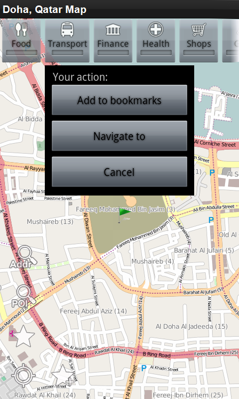 Doha, Qatar Offline Map: PLACE STARS - App on Amazon Appstore