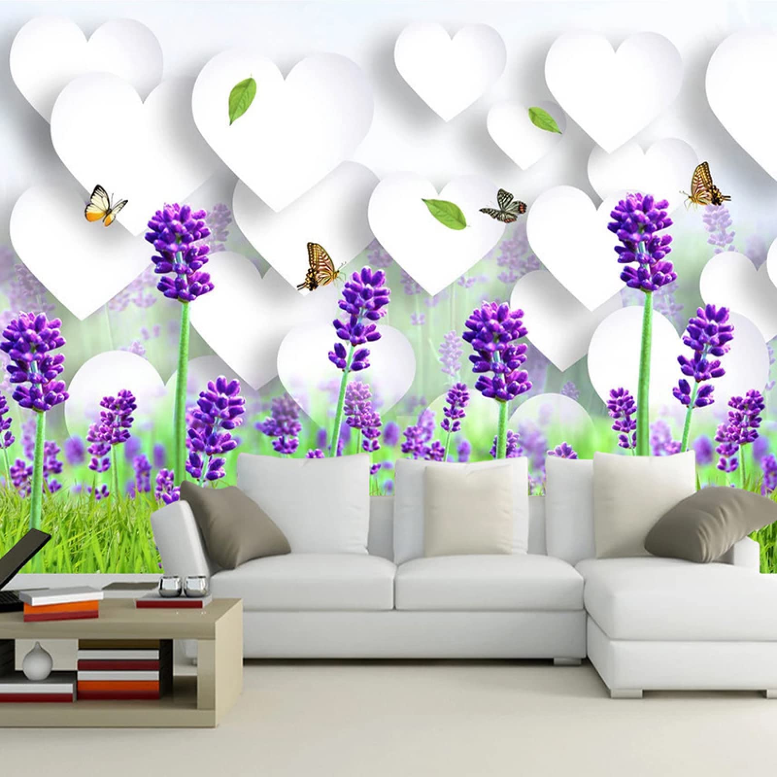 Paredes Texturizadas De Lavanda May Lavender Field II Papel Pintado