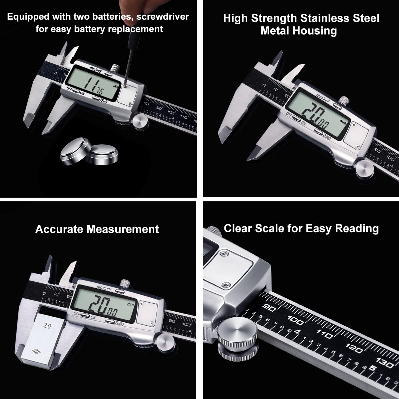 Snapklik.com : Kynup Digital Caliper, Caliper Measuring Tool ...