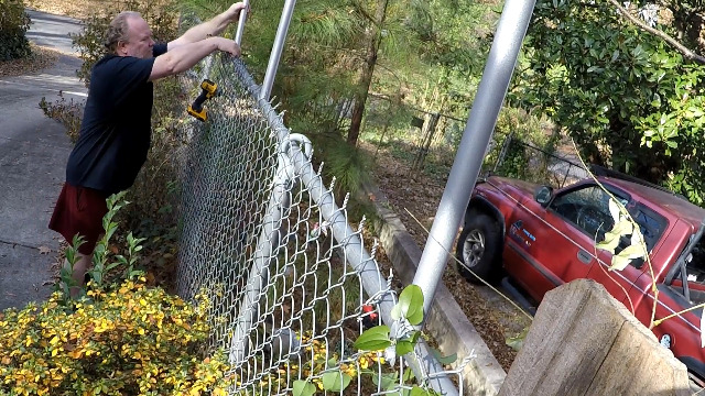 Watch 9 Pack Chain Link Fence Extenders-25.2 inch Height Extension on ...