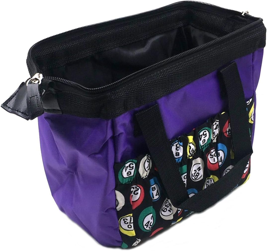 Amazon.com: Yuanhe Bingo Dauber Bags with 6 Pockets Green Bingo Tote ...