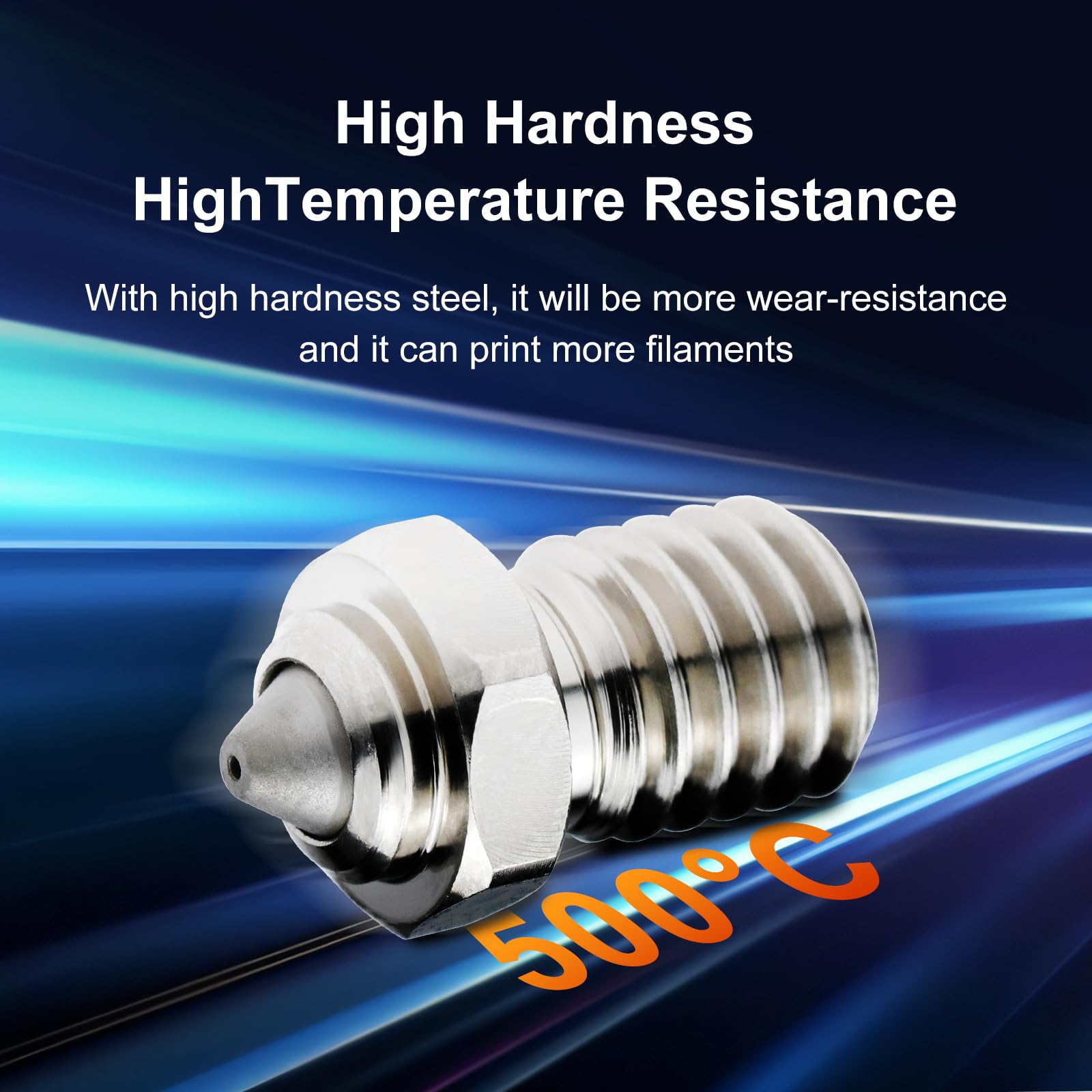 Snapklik.com : 3D Printer Nozzle 0.8mm Bimetal V6 Nozzle For Anycubic ...