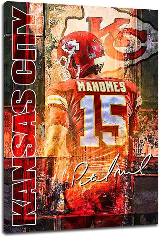 Amazon.com: Patrick Mahomes Posters American Football Posters Print On ...