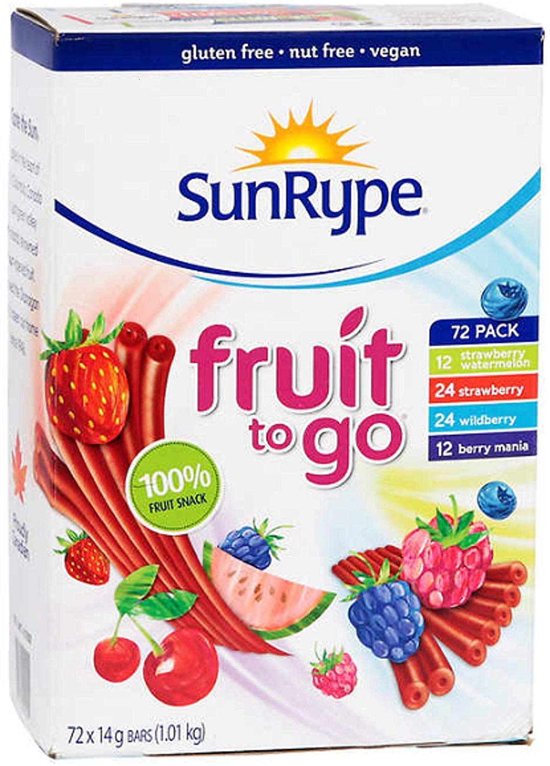 Amazon.com: SunRype Fruit to Go (72ct) 14g (0.49 oz.) Snacks, {Imported ...