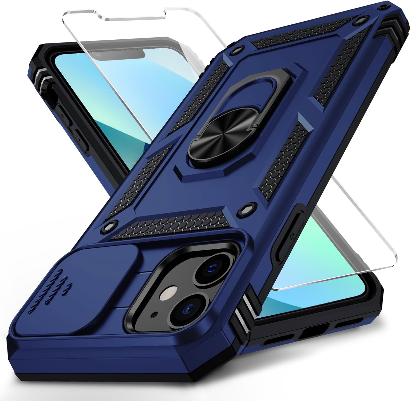 Amazon.com: Vinve for iPhone 12 Mini Case with Slide Lens Cover, HD ...