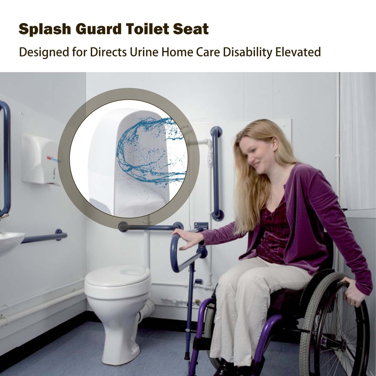 Snapklik.com : Toilet Splash Guard For Directs Urine Home Care ...