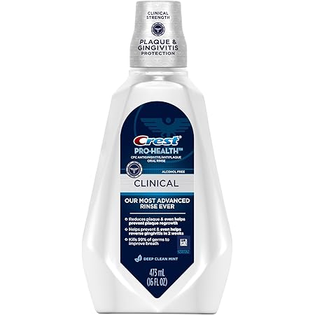 Amazon.com : Crest Pro-Health Clinical Mouthwash with CPC ...