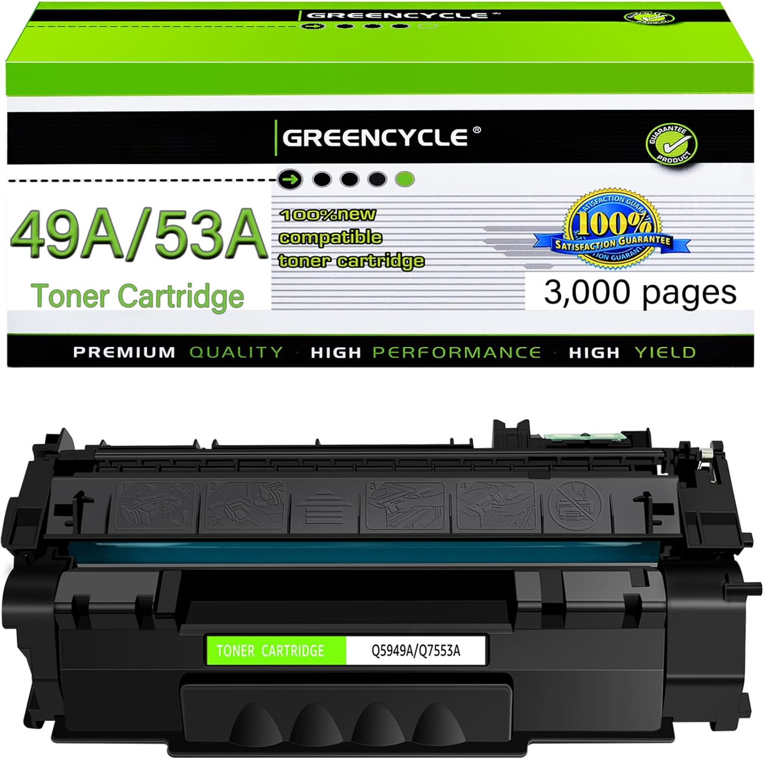 Amazon.com: greencycle Compatible Q5949A 49A Toner Cartridge ...