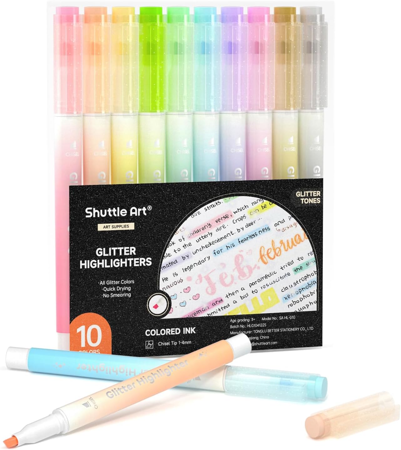 Amazon.com: Schneider Job Highlighter Pastel, Chisel Tip, 1 + 5 mm ...