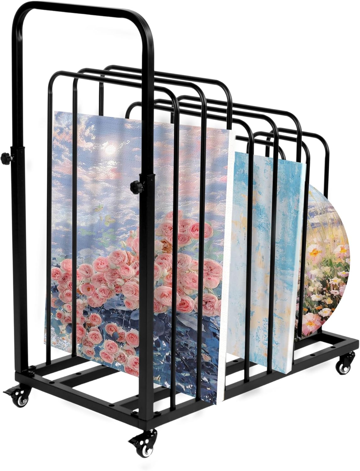 Amazon.com: lukar Art Canvas Storage Rack, Art Storage Organizer, Art ...