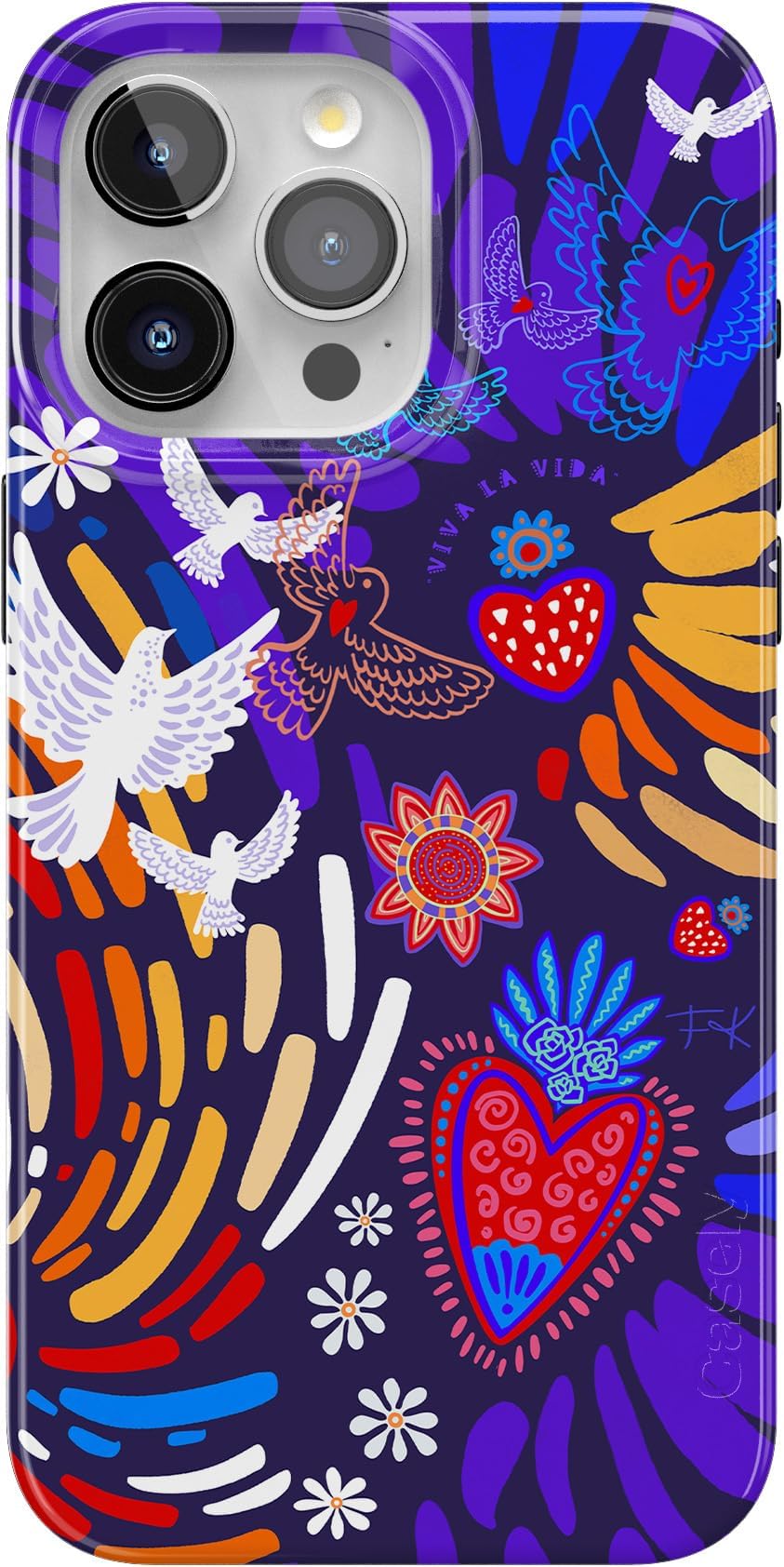 Amazon.com: iPhone 15 Pro Max Mexican Folk Art Floral Embroidery ...