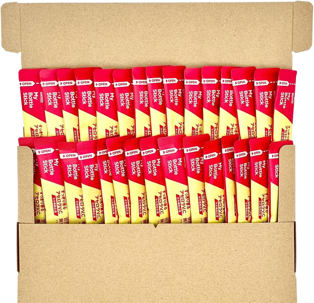 Amazon | AGF ブレンディ マイボトルスティック すっきりアセロラ＆ビタミンC 30本 詰め合わせ | 大友物産 | スポーツ・ビタミン粉末ドリンク 通販