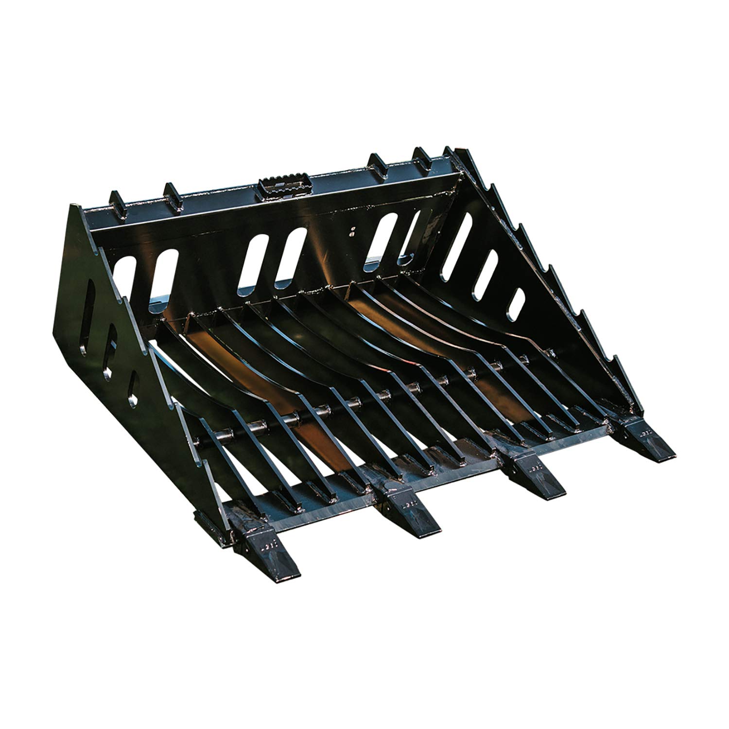 Buy Titan Attachments48in Fine-Grade Skeleton Rock Bucket with Bolt-On ...