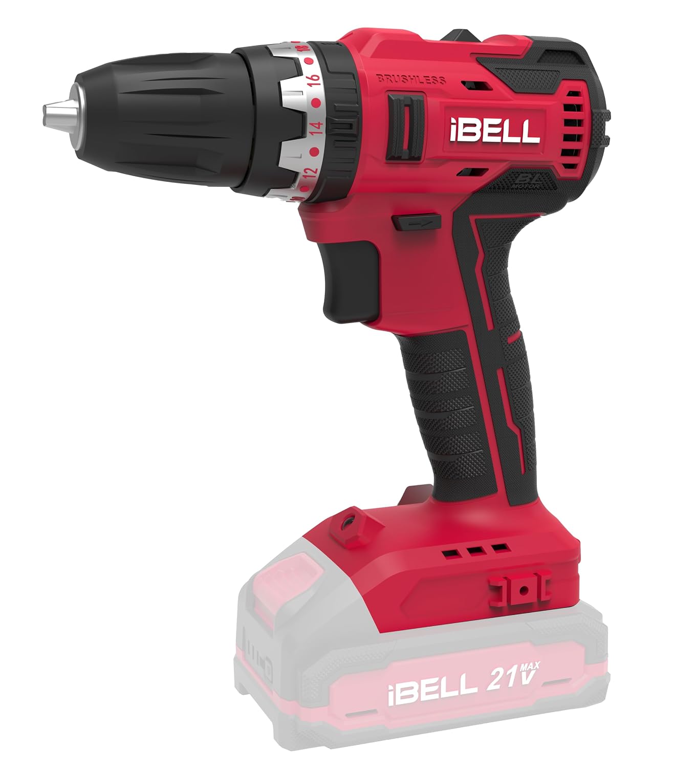 IBELL One Power Series Cordless Impact Drill Brushless BD20-38 20V 38Nm ...