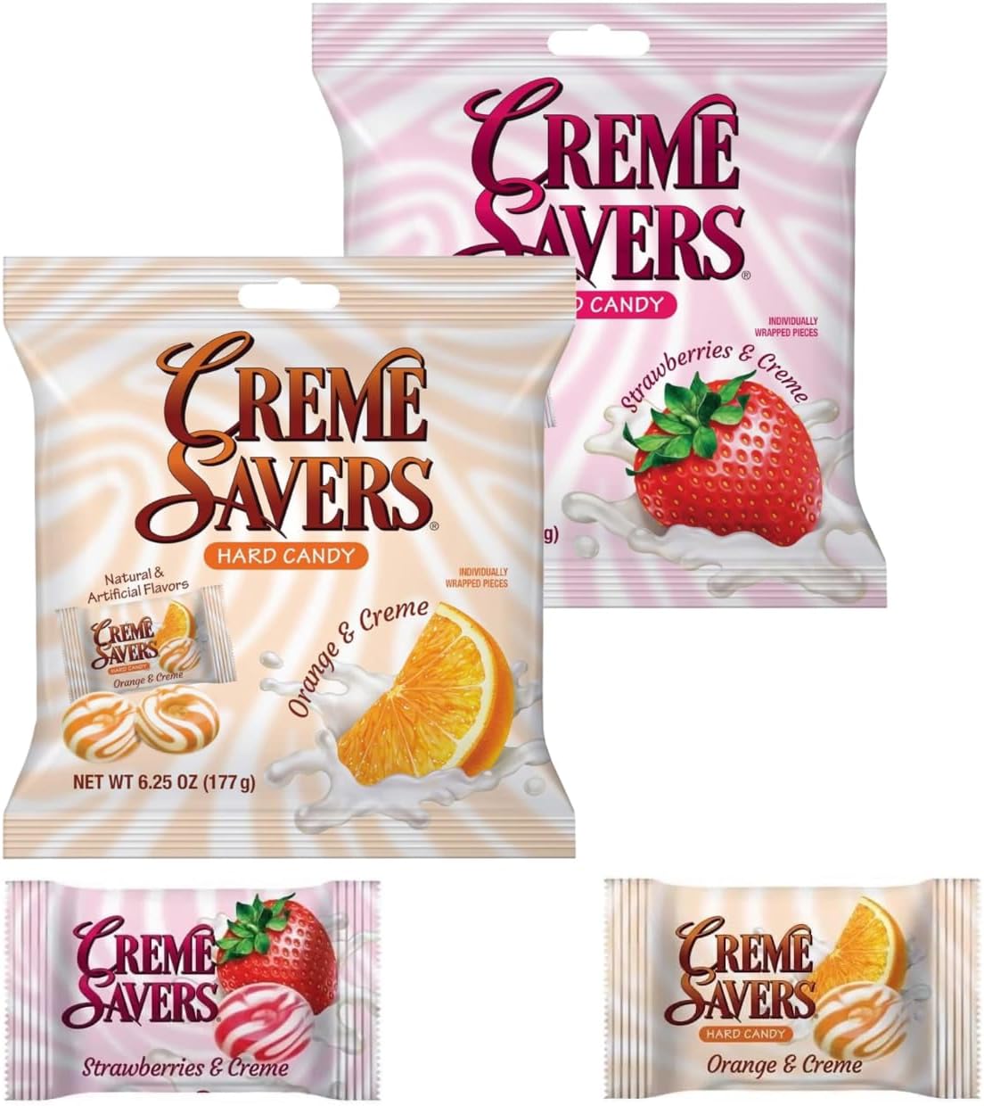 Amazon.com : Cream Savers Hard Candy | Original Classic Creamy Delight ...