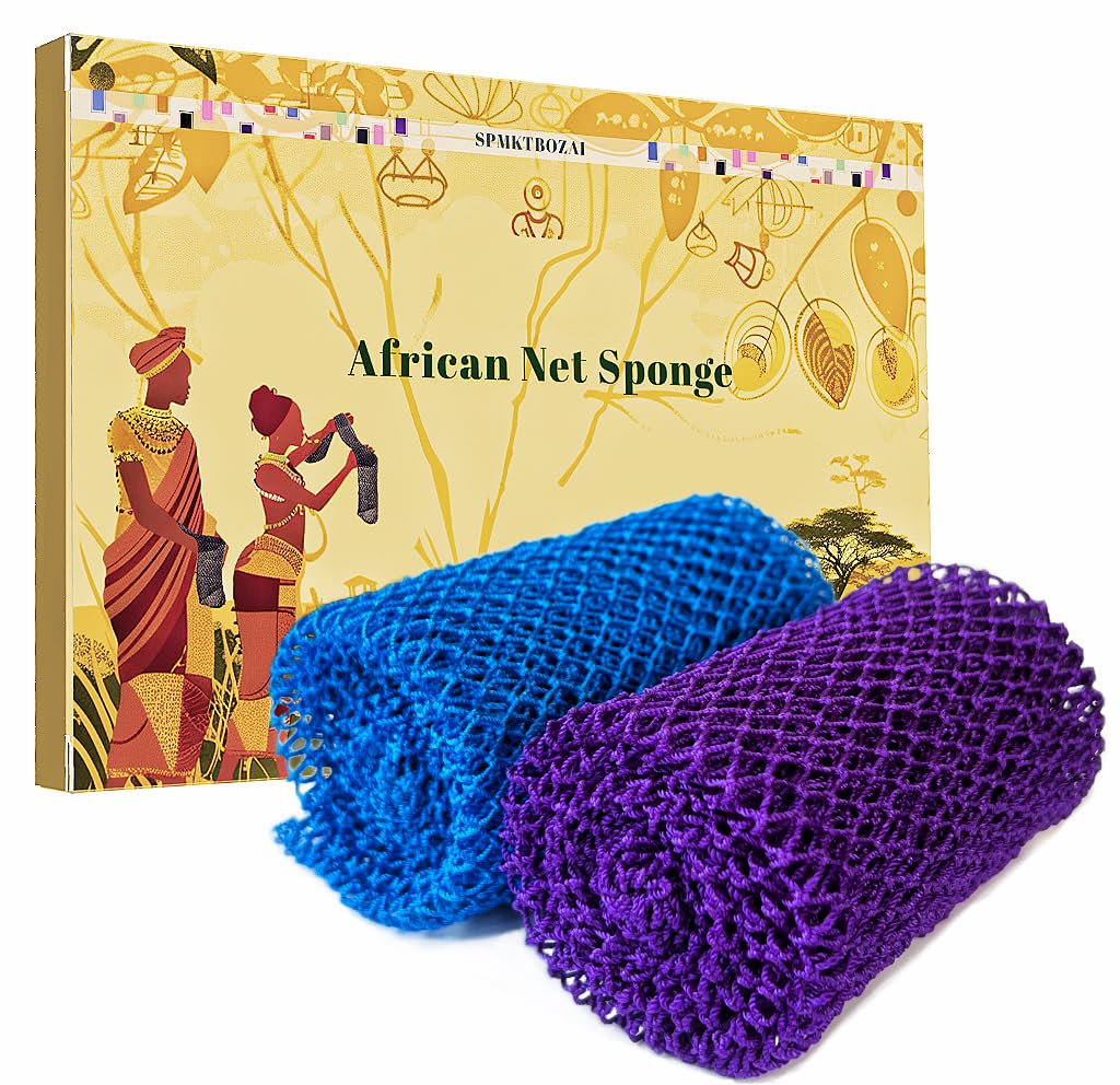 Amazon.com: SPMKTBOZAI African Net Sponge Authentic, 2 Pieces African ...