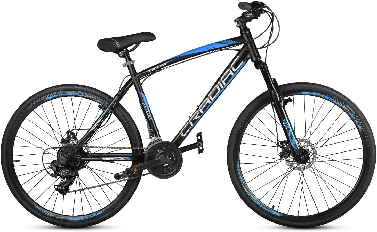 CRADIAC - Gunner PRO | 700 * 35 C Alloy Hybrid Bike | Shimano Powered ...