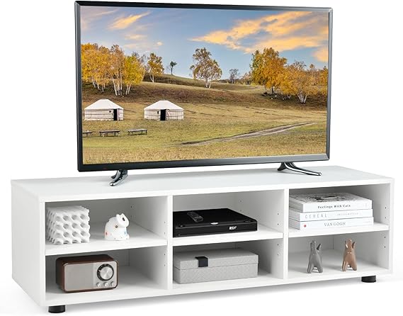 Amazon.com: IFANNY TV Stand for 55 inch TV, Modern Entertainment Center ...