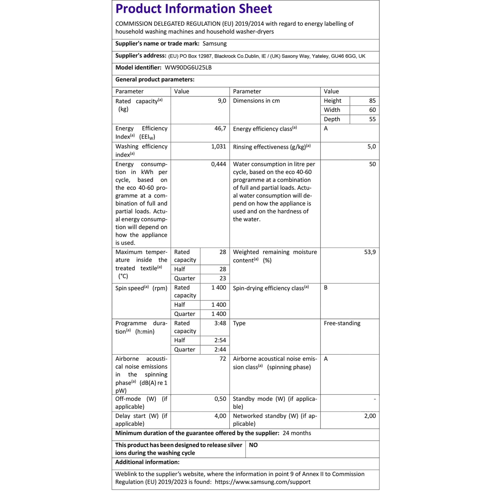 LG VX70 Series AI Direct Drive™ F4X7009TBB 9kg Washing Machine with ...