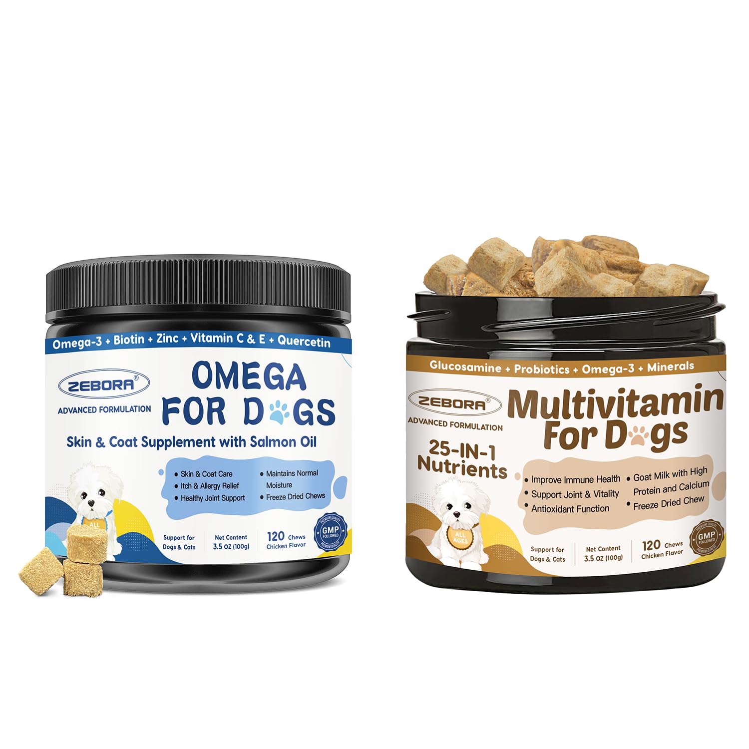Amazon.com : Omega 3 & Multivitamin for Dogs Overall Health : Pet Supplies