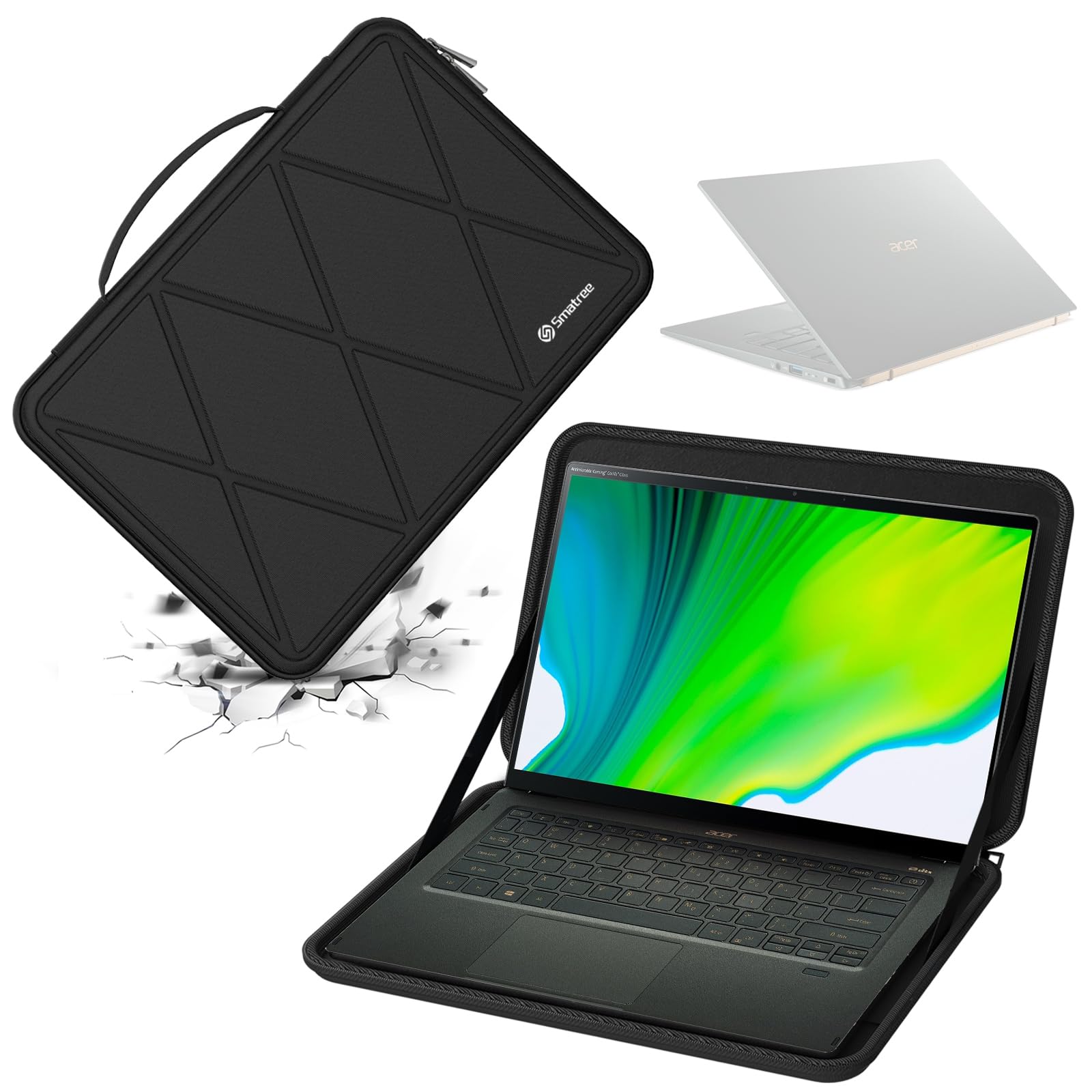 Amazon.com: Smatree Hard EVA Protective Sleeve Case Compatible for 14 ...
