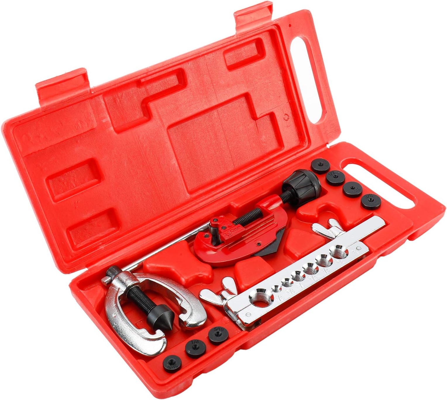Amazon.com: Double Flaring Tool Kit 7 Dies with Tubing Bender (Flare ...