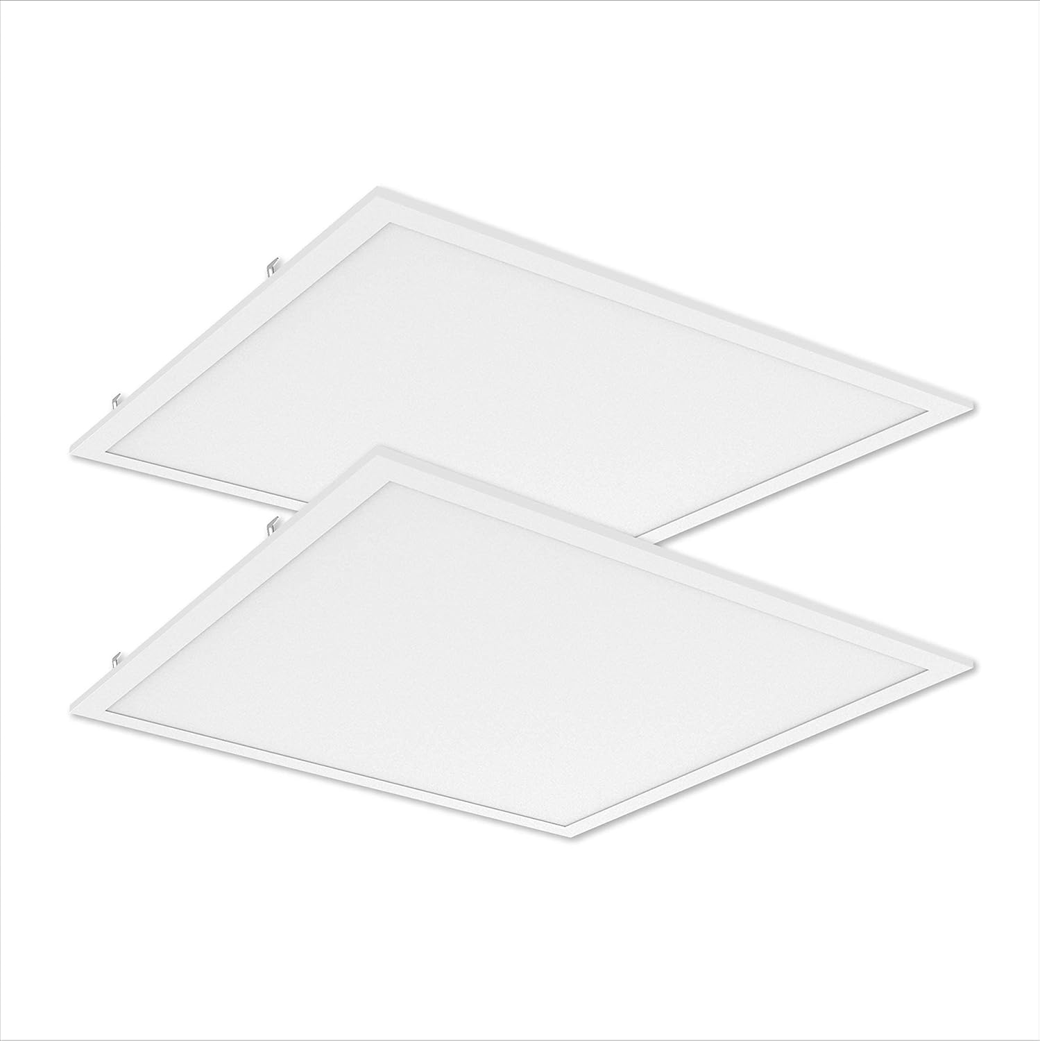 GREENLIGHTDEPOT 2 Pack 2x2 LED Flat Ceiling Panel Fixture Light 40W 0 ...