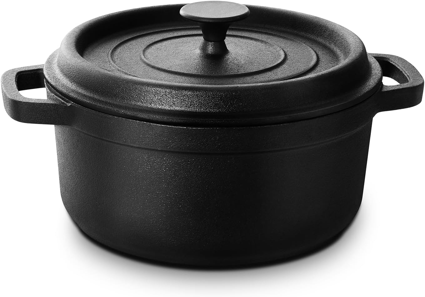 Warmiehomy Cast Iron Dutch Oven,7L Heavy Duty Pre-Seasoned Cookware ...