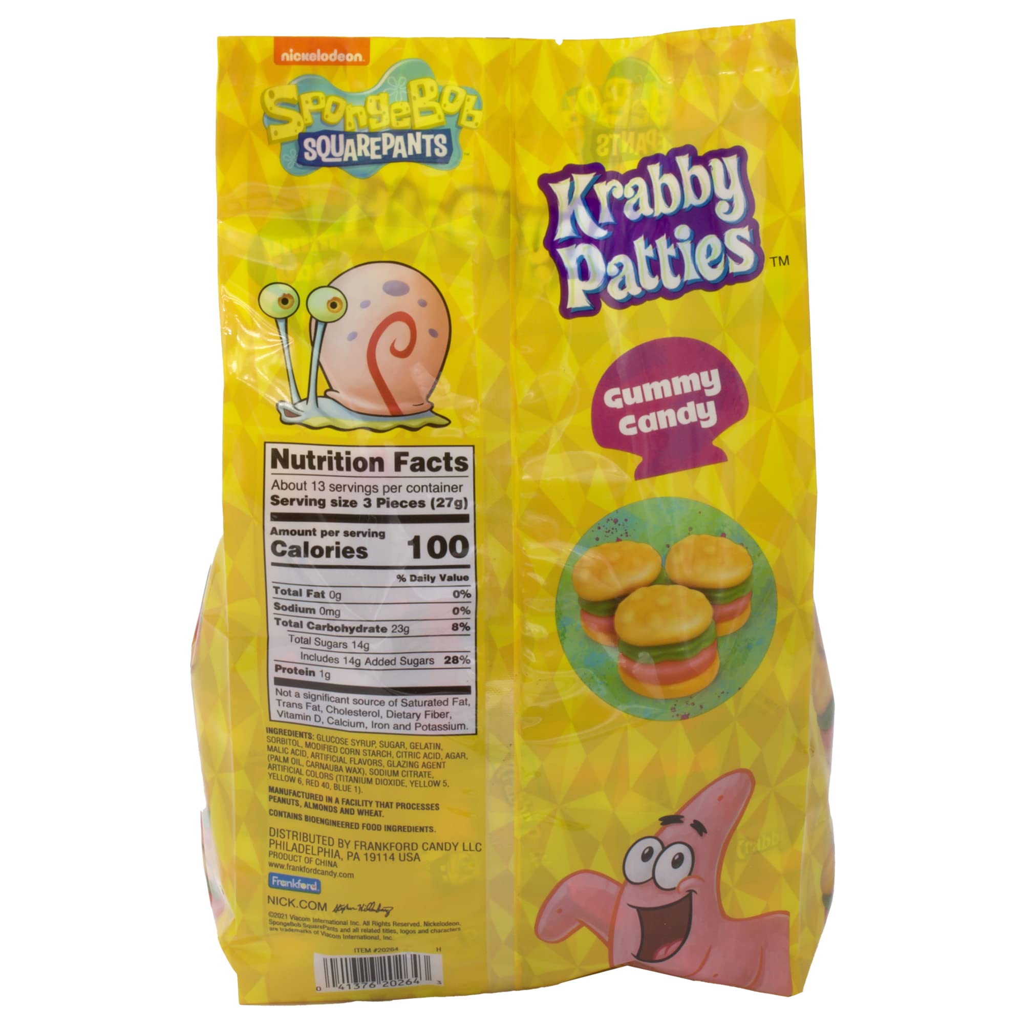 Snacks De Frutas De Bob Esponja ⇨ Caramelos Masticables 1 Kg | My