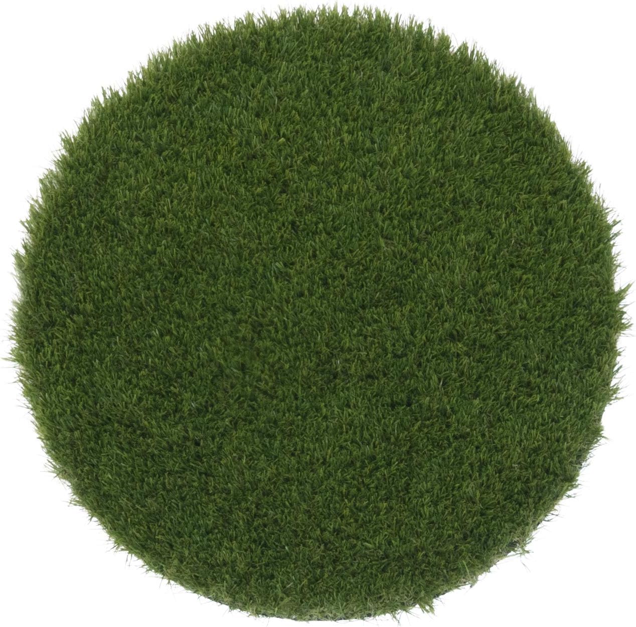 Amazon.com: Joy Carpets GreenSpace 18" Round Artificial Grass Sitting ...