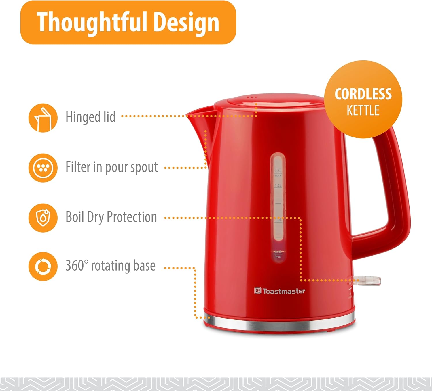 Toastmaster 1.7L Electric Kettle Review | TeaDelight.net