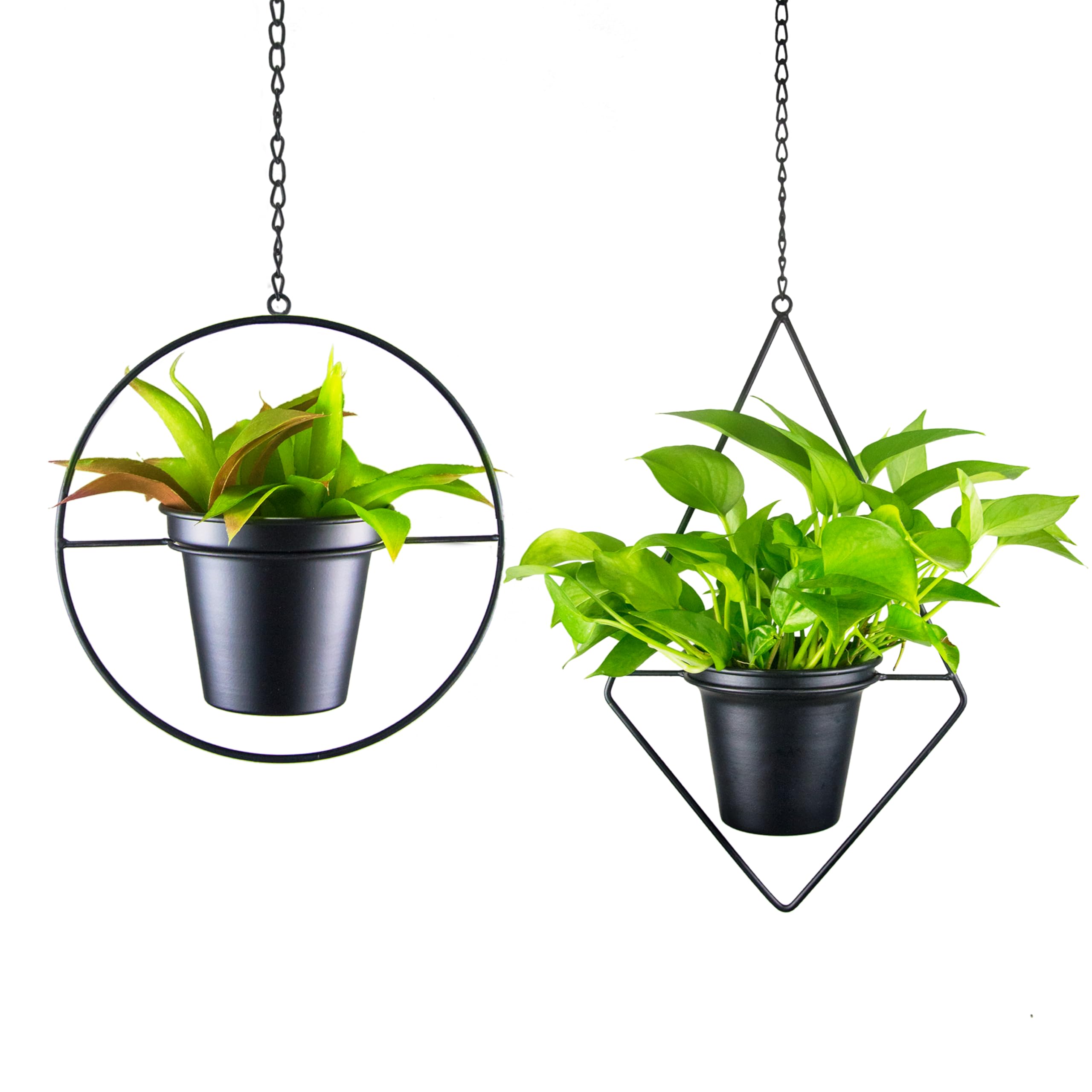 Amazon.com: HemePaha Metal Hanging Planters, Modern Plant Hanger with 5 ...
