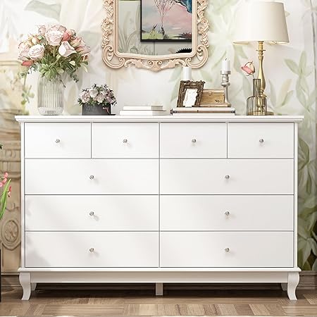 Amazon.com: Hitow 9 Drawer Dresser for Bedroom with Deep Drawers, Large ...